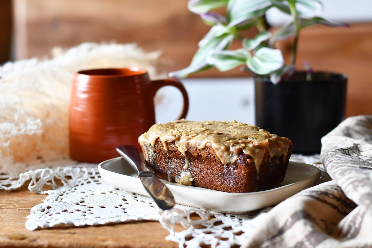 Pumpkin Loaf with Brown Butter Icing – Pan Chancho Bakery