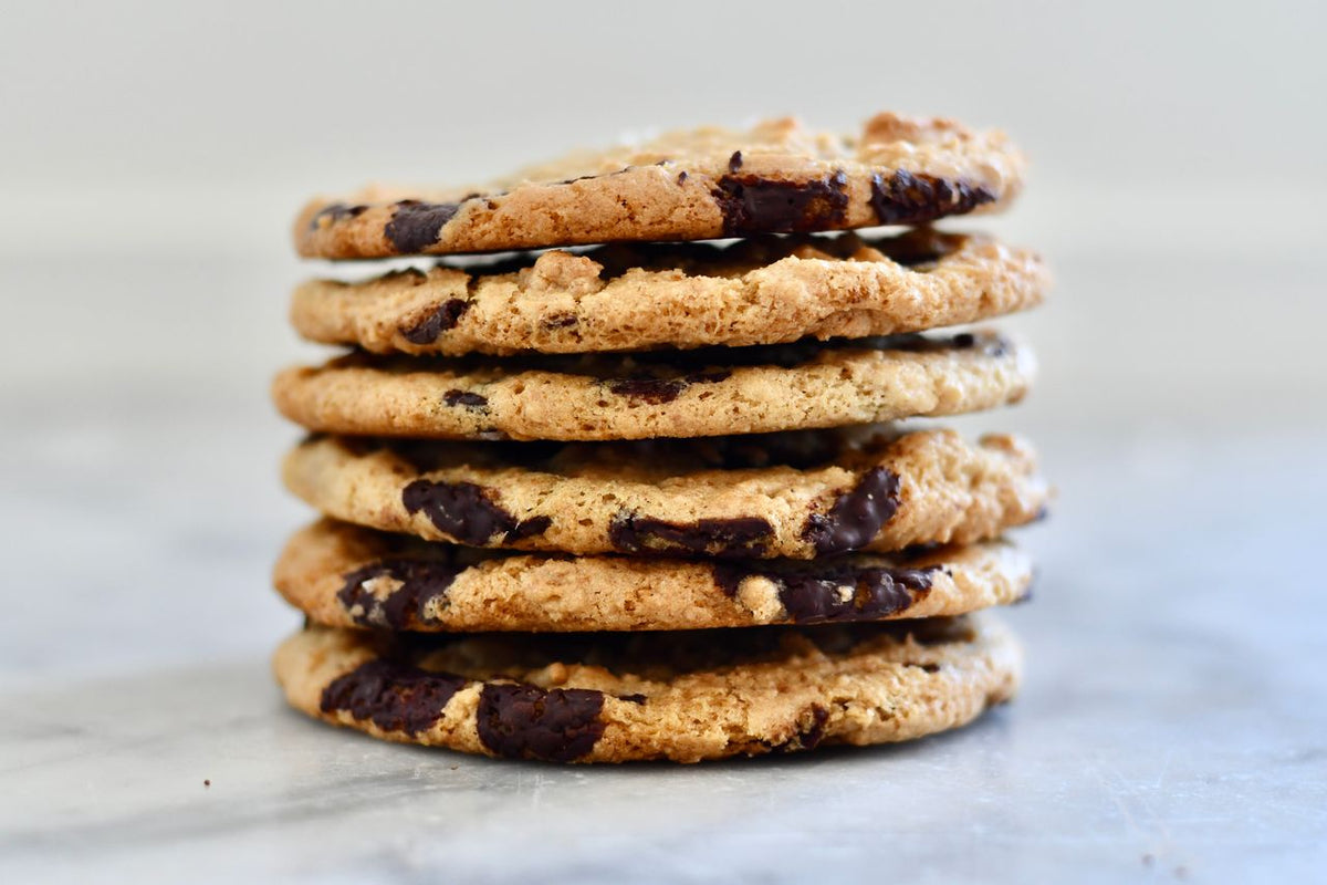 Vegan Chocolate Chip Cookies (package of 6) – Pan Chancho Bakery