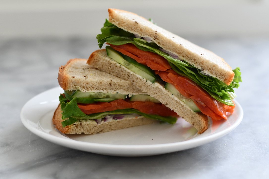 Smoked Wild Salmon Sandwich – Pan Chancho Bakery