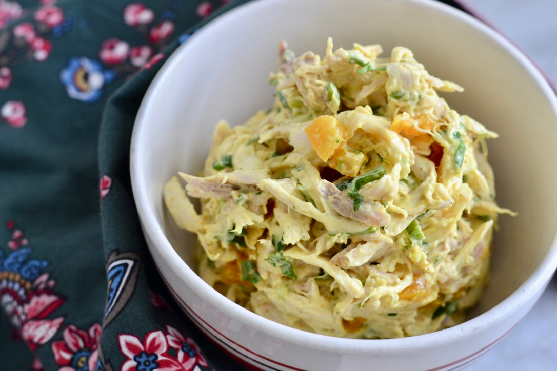 Curried Chicken with Dried Apricots + Cilantro (500g container) – Pan ...